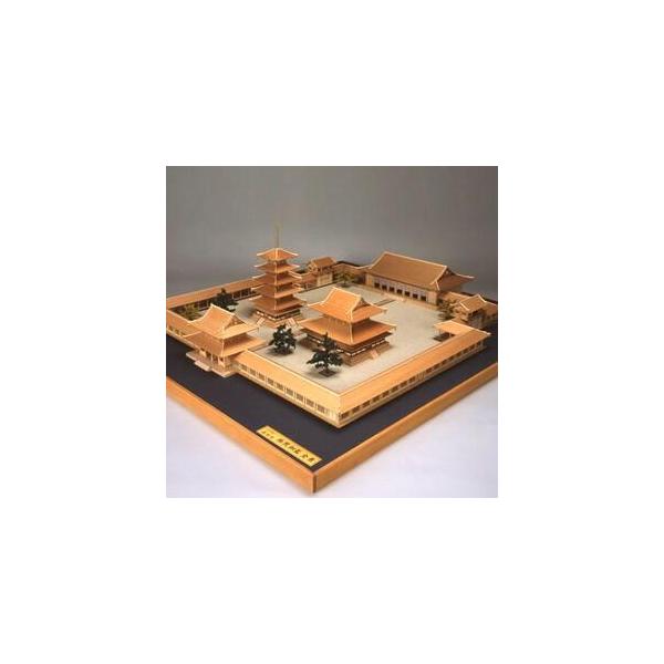 完成寸法（約）：全幅：732mm 奥行：830mm 全高：255mm製作参考時間（約）：75時間法隆寺、西院伽藍の回廊内を表現しました。レーザー加工部品が使われた作品はその精巧さに加え、作りやすさが特徴です。木製レーザー部品12種、木製部品...