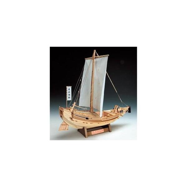 完成品寸法 （約）全長：417mm / 全幅：267mm / 全高：415mm製作参考時間（約）：100時間ほとんどの部品は細密にレーザー加工され、複雑な構造部を精度よく組み立てることができます。和船の特徴でもある、特別な塗装を施さない白木...