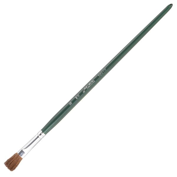 馬毛とブタ毛の混毛製品で、学童向けの水彩筆として好評です。また、工業用にも多く使われています。穂先の種類・形状 ： 平規格・号数・No ： 8号穂先サイズ（約、穂幅×穂丈） ： 9×18mm全長（約） ： 23.5cm主な用途 ： 水彩画素...