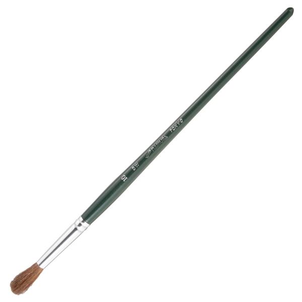 馬毛とブタ毛の混毛製品で、学童向けの水彩筆として好評です。また、工業用にも多く使われています。穂先の種類・形状 ： 丸規格・号数・No ： 10号穂先サイズ（約、穂幅×穂丈） ： 6×26mm全長（約） ： 24.6cm主な用途 ： 水彩画...