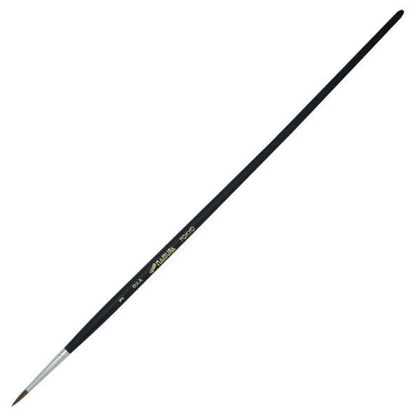 OXAはヨーロッパ産の牡牛の耳毛を選別して造られています。古くから良質な絵筆材料として使われているもので、軟毛では、セーブルに準ずる優れた味があり、丸筆は水彩用としても多くの専門家に愛用されています。穂先の種類・形状 ： 丸規格・号数・No...
