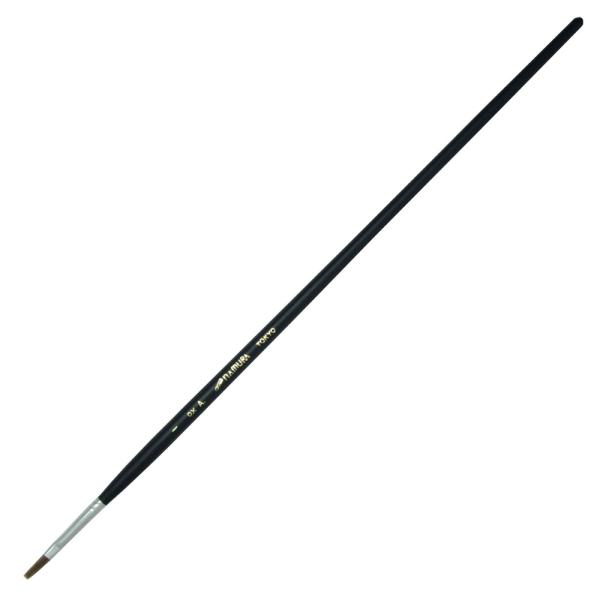 OXAはヨーロッパ産の牡牛の耳毛を選別して造られています。古くから良質な絵筆材料として使われているもので、軟毛では、セーブルに準ずる優れた味があり、丸筆は水彩用としても多くの専門家に愛用されています。穂先の種類・形状 ： 平規格・号数・No...