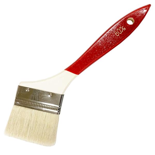 絵具、塗料等の含みの良い柔らかな筋違刷毛です。樹脂絵具、塗料と工作、塗料等、広範囲に使えます。穂先の種類・形状 ： 刷毛規格・号数・No ： No.2穂先サイズ（約、穂幅×穂丈） ： 28×80mm全長（約） ： 18.5cm主な用途 ： ...