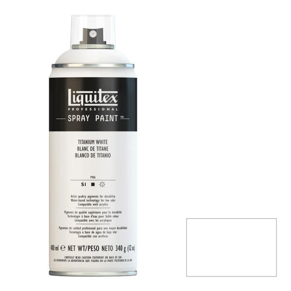 顔料使用、低臭性のスプレータイプのリキテックスすべてのホワイトの中でも最も隠ぺい力に優れた美しく明るい単一顔料のホワイト。チタニウム ホワイトは1900年代初めに二酸化チタンから作られた無機顔料の一つで、名前は「TItan（タイタン）」に由...