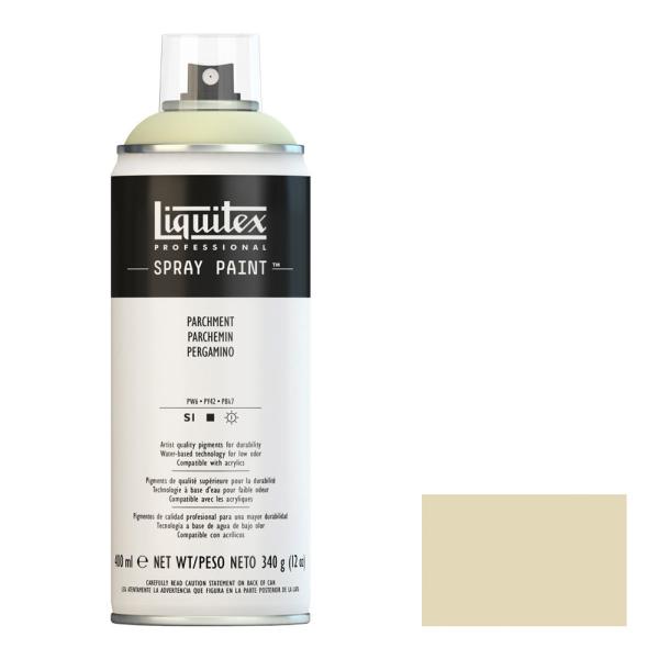 顔料使用、低臭性のスプレータイプのリキテックス複数の顔料を調合したオフホワイトの不透明色。名前は、2000年にもわたって書き物に用いられてきた歴史ある動物の皮に由来しています。英語で羊皮紙を指す「parchment（パーチメント）」の語源は...