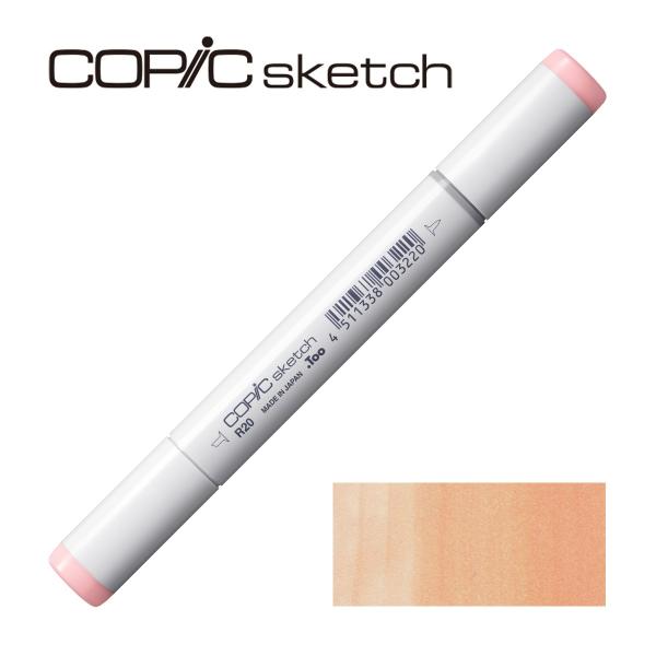 コピックファミリーの中で、最も人気のあるプロフェッショナル向けモデル。ミディアムブロードとスーパーブラシの組み合わせで、特にイラスト制作に向いています。オリジナル（空ペン）であなただけの特色も作れます。薄い紅色。淡朱色(たんしゅしょく)。1...