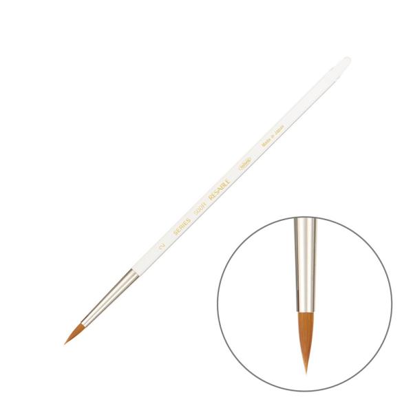 水彩用に特に要求される、しなやかさと絵具の含みを良くするために羊毛を最適量でブレンドした筆です。日本製。クリスタル軸。軸尾は転写作業のトランサーとしてデザインワークやコミック関係など多用途に活用できます。＜仕様＞穂先の形状：ラウンド(丸)毛...