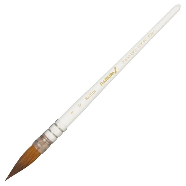 Norme（ノルム）と同様に高機能ナイロン繊維「EXCLUSIVE SYN. SABLE」を使用し、3種の特徴的な穂形に仕上げることで表現の可能性を広げました。Q（クイル）保水力抜群の羽管タイプで、コシと安定感があるため細かなコントロールも...