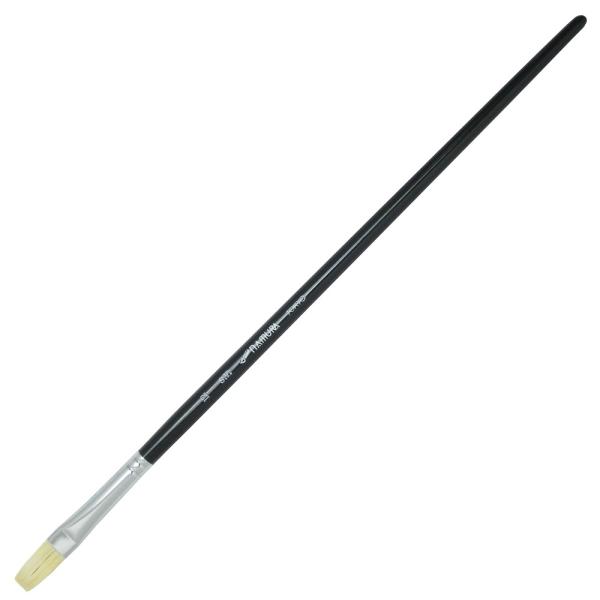 ブタ毛油絵筆のヒット商品で、30数年間も多くのユーザーに愛用され続けています。コシが強く、まとまりの良い油絵筆として、一般的に広く使われています。穂先の種類・形状 ： 平規格・号数・No ： 12号穂先サイズ（約、穂幅×穂丈） ： 11.4...