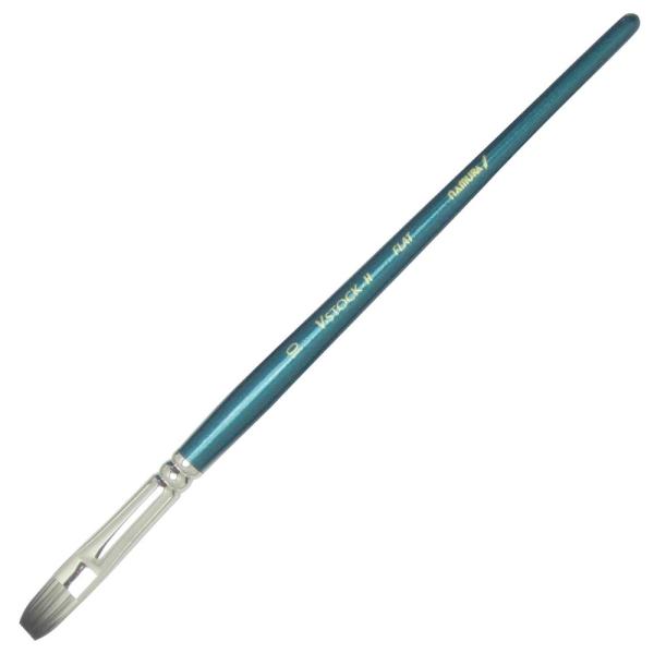 V型の断面をもつ最高級特殊ナイロン毛を採用する事により、毛先のまとまりが良く今までにない毛の腰のしなり感と切れ味を実現しました。また、ナイロン毛のV型溝により絵具がもちやすく、ストローク最後のしなやかな抜け具合は最高です。用途に合わせた毛先...