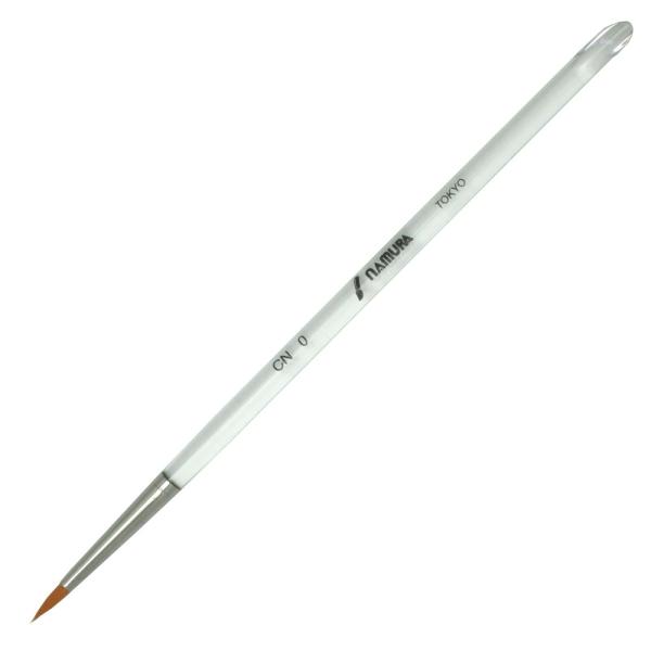 厳選されたナイロン毛は穂先のまとまりが良く、適度なコシの強さは、レタリング、パース、水彩画にまで広く愛用されています。透明なアクリル軸はオシャレな感覚で、スタイラスにも使えて便利です。穂先の種類・形状 ： 丸規格・号数・No ： 0号穂先サ...