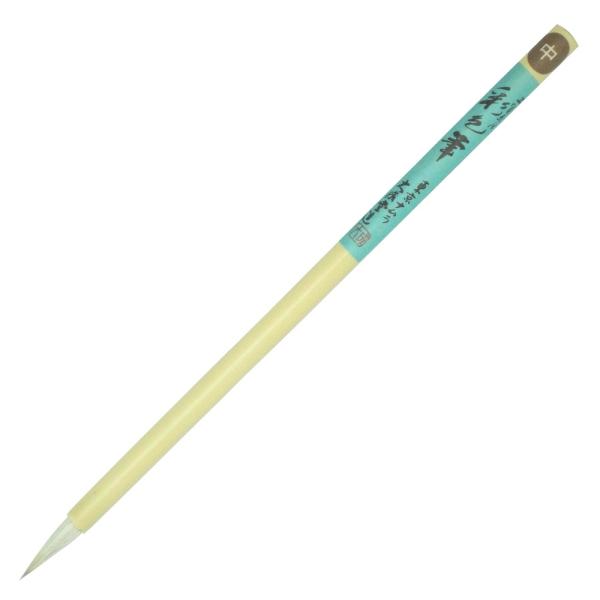 羊毛を主材に鹿毛を混毛した彩色筆です。絵具や墨の含みがきわめて良く、デザイン、日本画等の着色に最適です。又、水彩筆としても多く使われています。穂先の種類・形状 ： 彩色規格・号数・No ： 中穂先サイズ（約、穂幅×穂丈） ： 6×22mm全...