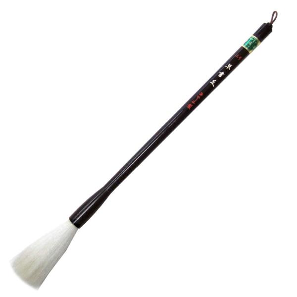 よみかた：きんしょゆう　3ごう品番：商品サイズ：軸径×穂の長さ：15.5×75mm外装サイズ：重量：号数：穂の形状：長鋒主原毛：羊毛粗光鋒毛色：白毛硬さ：柔らかい適性：用途：漢字条幅用筆半紙文字数：