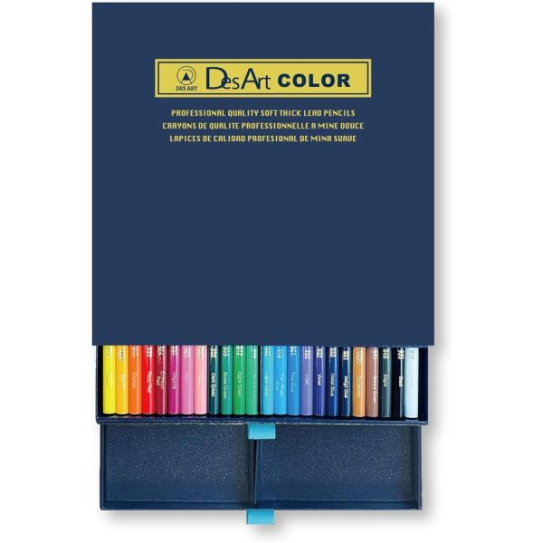 DesArt COLOR（デザートカラー）メーカー：べステック （Westek）■驚くほどソフトでなめらかな描き心地■重ね塗りやグラデーションも美しく表現■広い面もラクラク塗れる密着力の高い芯■繊細な混色やぼかしも自由自在■色鉛筆画に特化し...