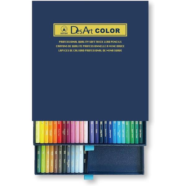 DesArt COLOR（デザートカラー）メーカー：べステック （Westek）■驚くほどソフトでなめらかな描き心地■重ね塗りやグラデーションも美しく表現■広い面もラクラク塗れる密着力の高い芯■繊細な混色やぼかしも自由自在■色鉛筆画に特化し...