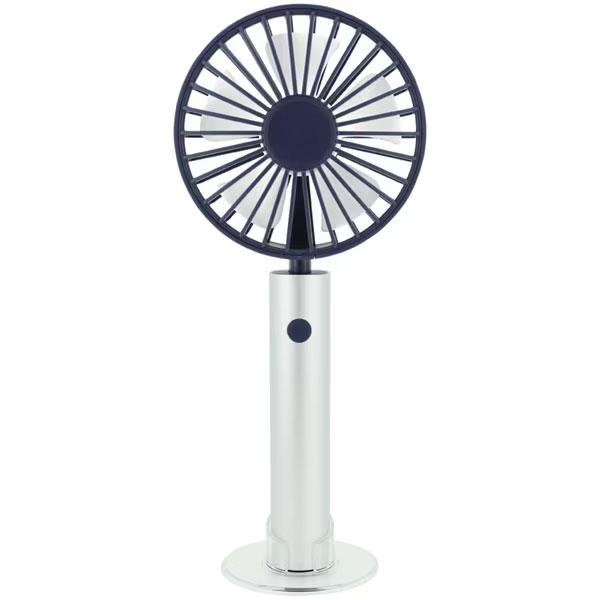 品名：USB ハンディ扇風機 アルミスタンドファンカラー：ホワイトサイズ：約W97mm×D42mm×H225mm（スタンド除く）材質：ABS樹脂、ポリプロピレン、アルミニウム内蔵バッテリー：2000mAhリチウムイオン電池入力：DC5V/0...