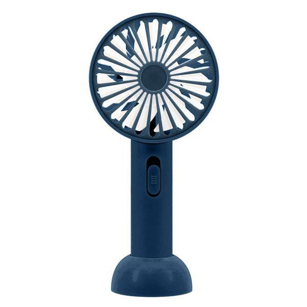 品名：充電式USBハンディ扇風機サイズ：69mm×27mm×147mm材質：ABS樹脂、ポリプロピレン内蔵バッテリー：500mAh、リチウムイオン電池セット内容 本体(リチウムイオン電池内蔵)、USBケーブル、スタンド羽根枚数 7枚風量調節...