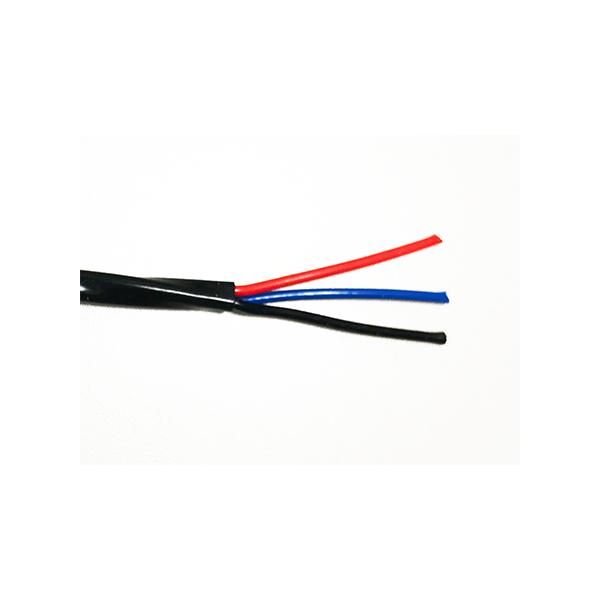 KTD LINK JAPAN  3MH0.5R/L/B (ETFE) 耐熱難燃配線 1m〜 3芯 0.5sq (AW20相当) 外：黒  内：赤・青・黒（点火用）<br>1m単位からお好きな長さをご指定ください※こちらの商品は、...
