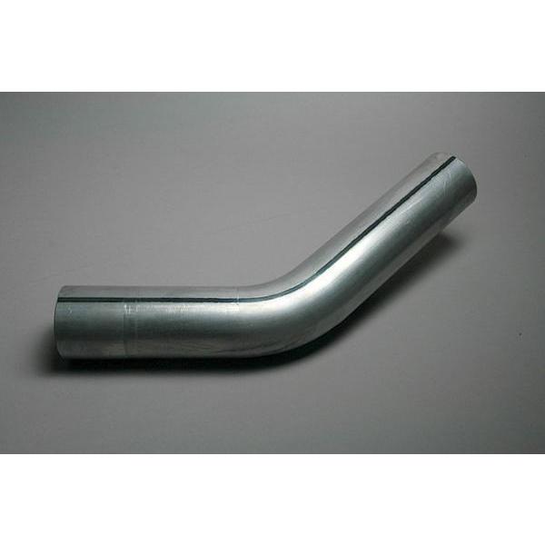 ARCON JAPAN Yahoo Shoping店 材質：アルスター（アルミメッキ処理）スチールサイズ：60.5ｍｍ（外径）>肉厚：1.6ｍｍ度数：45°100R全長:400mm程度引き抜き鋼管ではないため、溶接のシームはあります。...