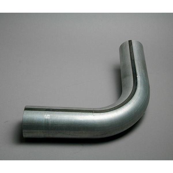 ARCON JAPAN Yahoo Shoping店 材質：アルスター（アルミメッキ処理）スチールサイズ：70ｍｍ（外径）肉厚：1.6ｍｍ度数：90°110R全長:400mm程度引き抜き鋼管ではないため、溶接のシームはあります。曲げ主体のた...