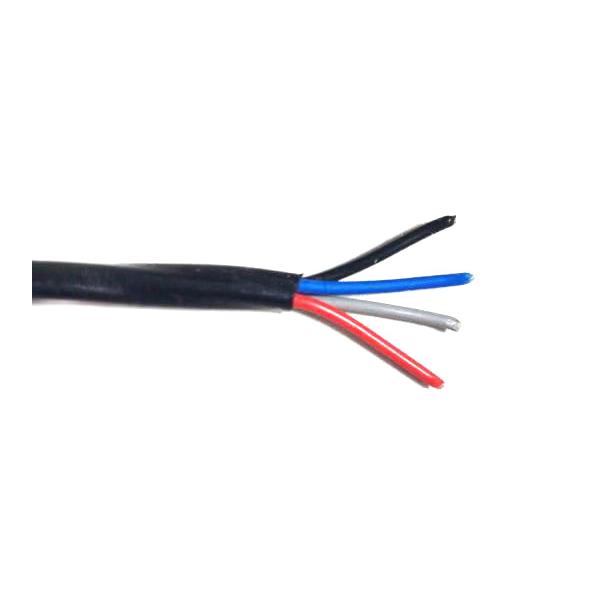 KTD LINK JAPAN  4MH0.5R/G (ETFE) 耐熱難燃配線 1m〜 4芯 0.5sq (AW20相当) 外：黒 内：赤・灰・青・黒 （点火用）1m単位からお好きな長さをご指定ください※こちらの商品は、特殊用品にて技術を要...