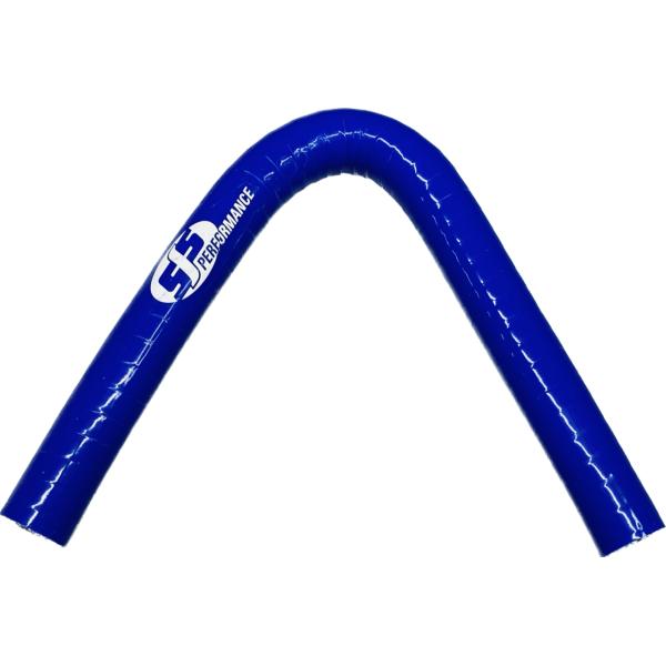 カラー:ブルー　（画像はイメージとなります。）サイズ:内径13mm 135° 足長100mm仕様:ポリエステルファイバークロスマルチプライ+特殊シリコンラバー 肉厚:4mm用途:エアーパイプの接続やラジエターホース等(耐油性はありませんので...