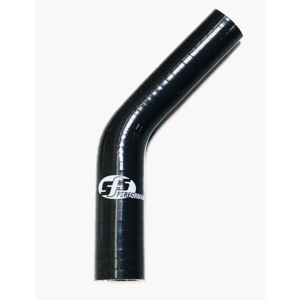 内径：19ｍｍ-16mm 45°足長：102ｍｍ（クロスポイントまで）肉厚：4.5mm 3plyカラー：ブラック弊社は英国SFS Performanceの正規代理店です。耐油性はございません。※ロゴ位置はロットによって変わりますので予めご了...