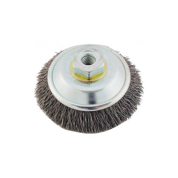 特徴サビ落とし、バリ取り、ペンキ剥がしに！プロ仕様のワイヤーブラシです。冷間圧廷により高度を高めブラシ用線材に多用です。鋼線…冷間圧延により硬度を高め、ブラシ用線材に多用されています。鉄板の錆落とし、塗装剥がし、メッキ下処理、溶接面仕上、微...