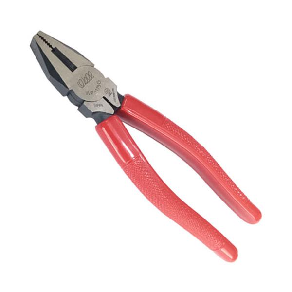 電気工事や銅線、針の切断、針金、板金細工などに便利です！特徴銅線や針金を切ったり、針金細工や板金細工、電気工事などに使用される工具です。先端のくわえ部には凸凹の筋が切ってあり、物をつかんだとき滑らないようになっています。高電圧作業でもすべり...