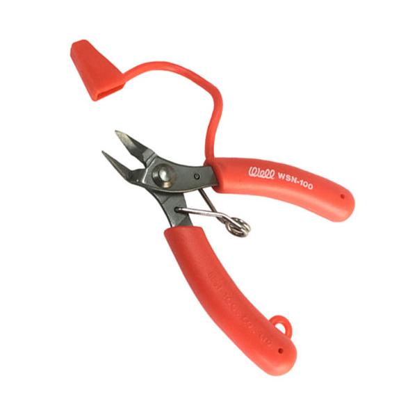 ホビーや釣りなど狭い場所の作業に最適！特徴錆びにくいステンレス製と安全設計の保護キャップを採用した、キャップ付きミニニッパーです。手のひらサイズのコンパクトボディホビーや釣りなど狭い場所の作業に最適で、連続作業でも疲れにくい便利なスプリング...