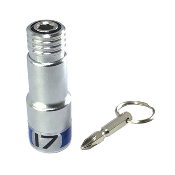 両頭ビットに着脱らくらく！特徴ビットが折れても市販ビットとワンタッチで交換できる18ボルト対応、着脱タイプの電動・充電インパクト用ソケットです。ビットがホルダー部の中で折れても内側からポンチ等で引き抜くことが可能。携帯に便利なNO.2ビット...