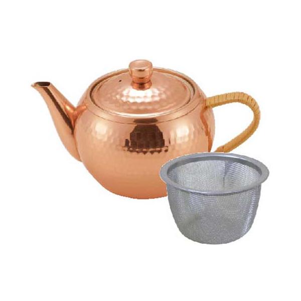 仕様セット内容：後手急須(ストレーナー付)サイズ：約径9.6×16×H8.5cm商品重量：約205g容量：345ml材質本体：銅(内面メッキ)茶壺内蓋：銅(内面メッキ)茶壺ツマミ：真鍮急須柄：銅、籐仕上げ：ミラーストレーナー：18-8ステン...