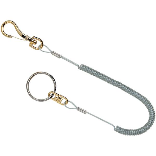 仕様カラー：クリア自然長(L)〜最大伸長(mm)：320〜1300ステンレスワイヤー径φ(mm)：0.75ポリウレタン径φ(mm)：1.7重量：20g用途軽量小物落下防止用(500g以下)