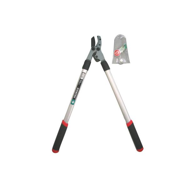 特徴刃物鋼を熟練を要した職人が焼入れし仕上た刃物。ダブル焼入れ処理され、刃物の腰が強く長切れします。楕円アルミパイプを仕様、柄の強度がアップ。アンビル式で楽に切れます。仕様外形寸法：610×205×29重量：670g表面処理：パーカー処理。...