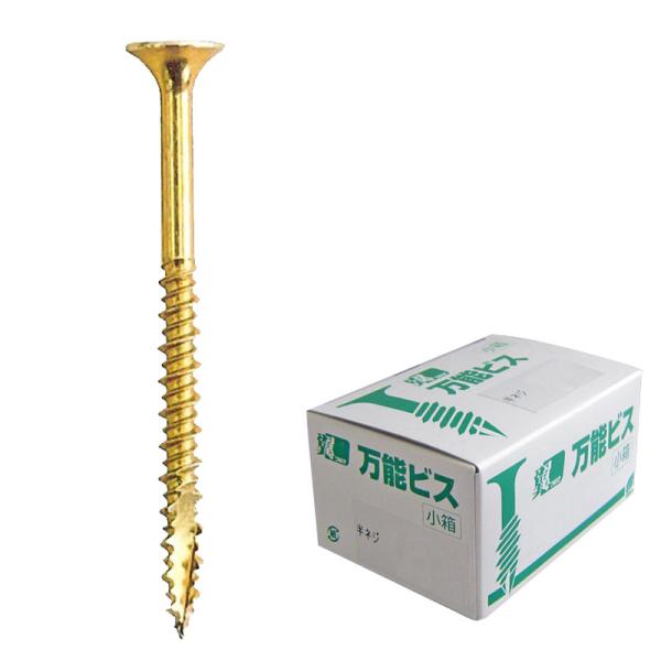 【特長】新サイズ45mm登場！翼 万能ビスがリニューアル。新開発形状「匠のカット」に。打込速度のアップ、打ち込みトルクの大幅低減、木割れ防止機能がさらに向上しました。一般的な万能ビスに比べて細軸なので木割れしにくく、入りも軽い。高低の二条ネ...