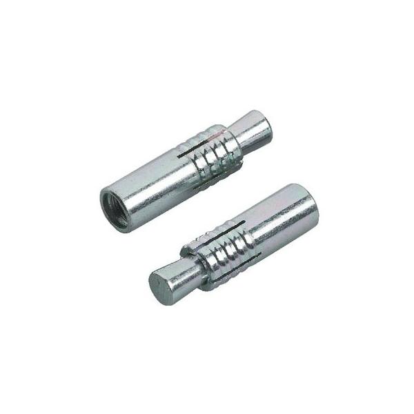 特徴仕様により、ボルト選定することで用途が拡大。機材(設備)の取り外し後、アンカーは他の妨げにならない。用途配管吊り金具取付け／軽天工事／空調ダクト取付け／ケーブルラック吊り／足場取付け等仕様コンクリート用／本体打ち込み式GA-Dタイプミリ...