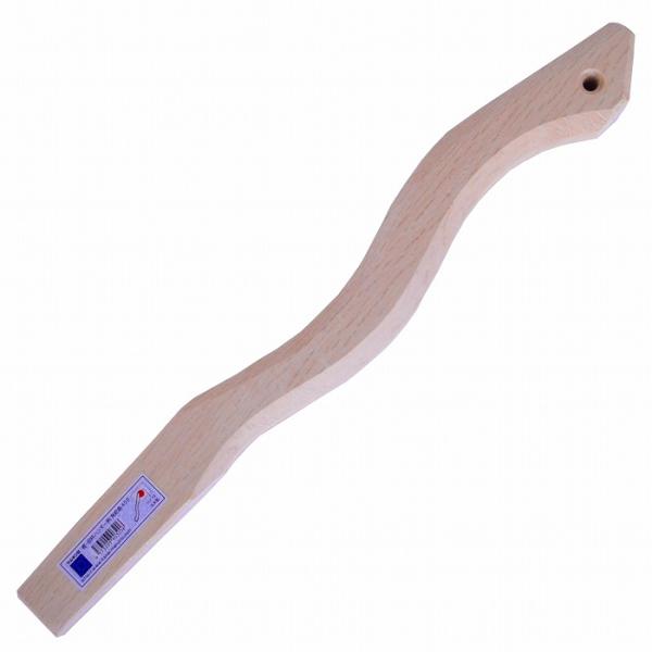 【特徴】ハンマー用の柄です。お好きなハンマーの頭に合わせてご利用下さい。差し込み部分はハンマーの頭の口より大きく設計されております。丁度良いサイズに加工して頂き、クサビを打込んで御使用下さい。【仕様】仮枠ハンマー柄規格：450mm 16x3...