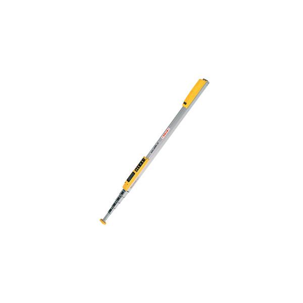 天井高、対角スペース、窓枠のうちのり等の測定に便利なデジタル表示6段伸縮ポール尺デジタル表示で、誤読を防止別売りアタッチメントもご用意しております。電源：単3形乾電池4本電池寿命：約45時間(マンガン乾電池使用時)測定範囲(mm)：880〜...