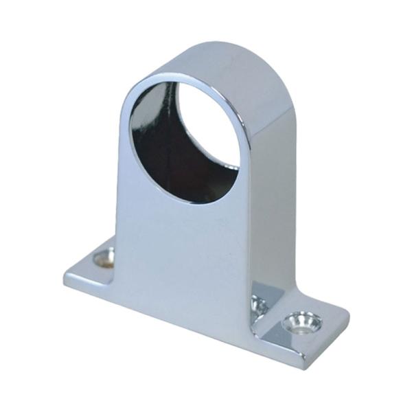 【特長】クローゼットのハンガーパイプやタオル掛け等に。取付用木ねじ付属。M/L25・M/L32はバフ研磨を施しており、美しい仕上がりです。【仕様】品番：SH-PBY25MT仕様：”通”タイプサイズ(mm)：20×60×57付属：皿タッピング...