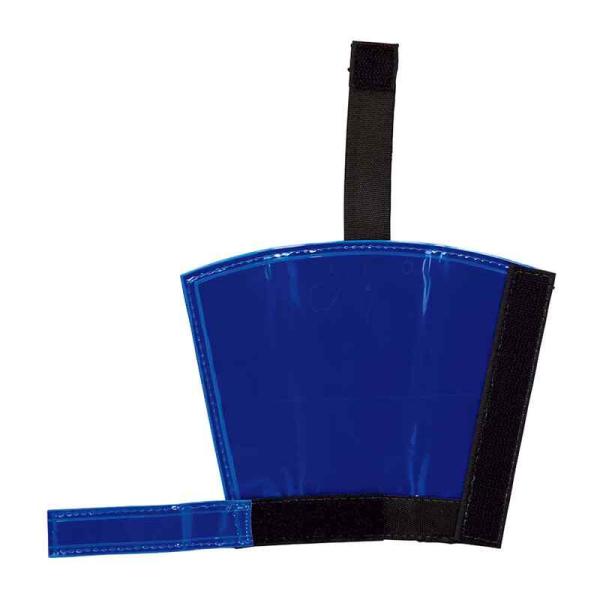 【特長】●幅広の反射材で抜群の視認性があります。●面ファスナーで簡単に装着することが可能です。●全メーカー対応です。●フルハーネスランヤード用として。●職務や役職などの識別に。【仕様】●色：ブルー●重量：20g●本体サイズ：高さ130×上部...