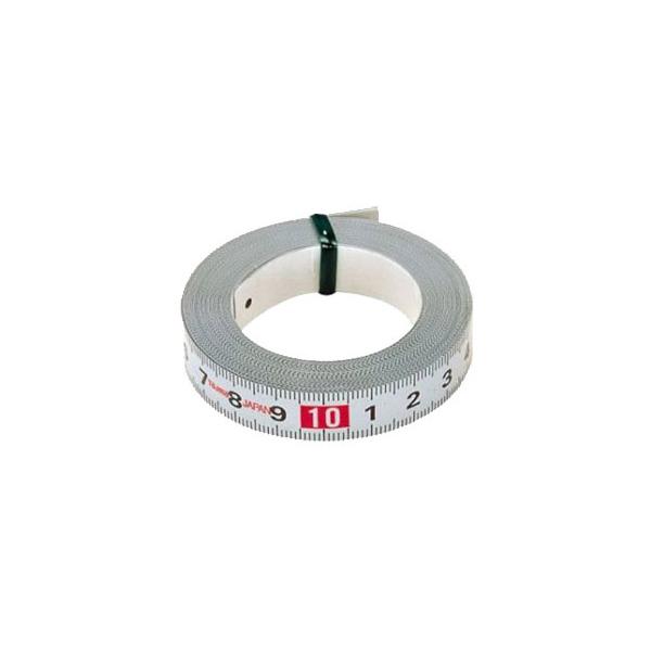 特長粘着テープ付スチールテープテープ材質SK85（旧SK5）製品重量：33g
