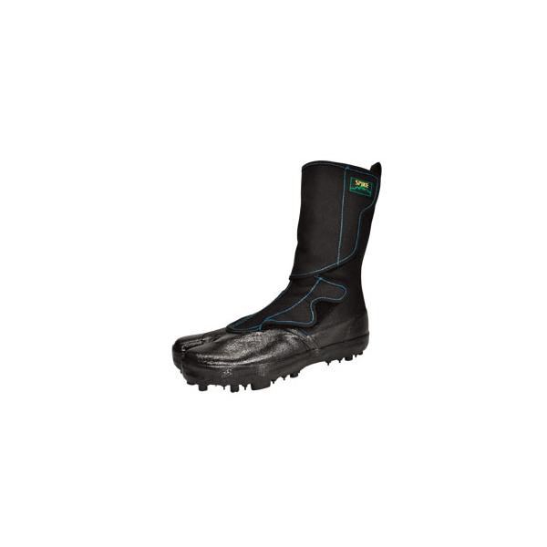 特徴防滑底。スチールスパイクピンで防滑性をUPしました。用途農・林業仕様サイズ：26.5cmカラー：黒アッパー材：混紡底材：ゴム機能：スパイクピン特記事項：スパイクピン付き、マジックタイプ、糊高加工※商品画像はイメージです。