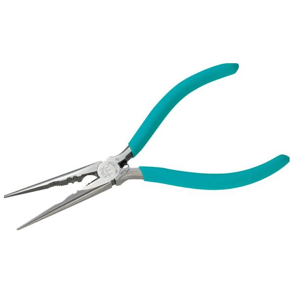 特徴割り込み、皮むきもこなせる便利な多機能タイプ。 仕様剥く溝付バネ付き全長：162mm頭部幅：14mm頭部厚：8mm柄幅：50mm刃長：8mm刃穴径：1.0mm重量：90g切断能力：ステンレス線0.9φmm、軟鉄線(針金)1.6φmm、銅...