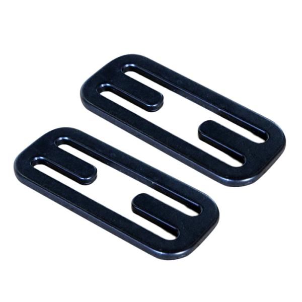 【特長】ハーネス用のゆるみ防止の金具です。対応ベルト幅は45mmです。【仕様】アルミ製2個入( 金具 補助金具 安全帯 ハーネス harness1 )