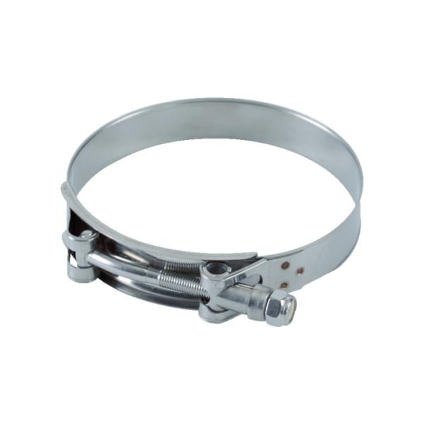 特徴標準タイプのホースクランプです。仕様6角ナット：11mm最大径(mm)：81最小径(mm)：73厚さ(mm)：0.7締付トルク(N・m)：15バンド幅(mm)：19質量：81g用途一般産業、自動車関連用。材質／仕上ステンレス(SUS30...