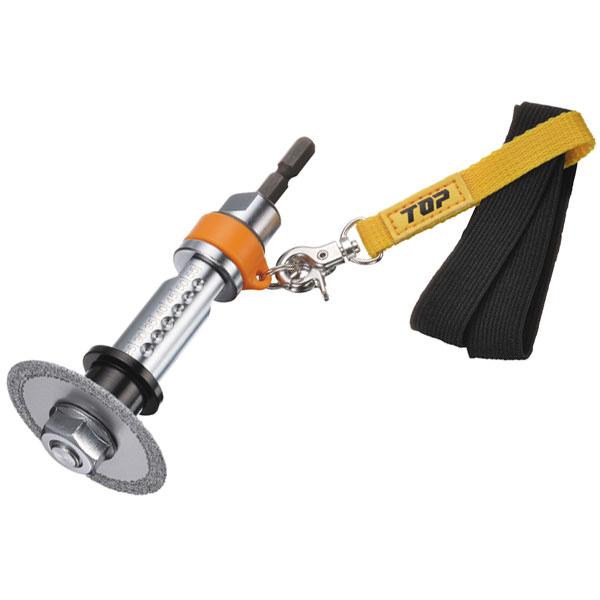 特徴電動ドリルでの使用に落下防止機能を付加できます。軸が折れても管内部に落下しません。落下防止アダプターを取り外すとディスクグラインダーにもお使い頂けます。用途立ち上げ塩ビ管の内面切断に大便器用床フランジの付いた塩ビ管の切断にスパイラルダク...