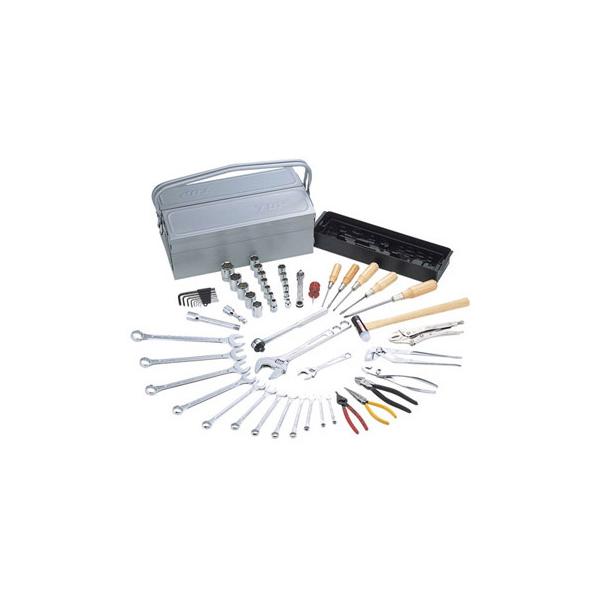 特長作業工具を豊富に揃え、取っ手付きトレーを新設セット内容エコワイドモンキレンチ HY-42・HY-26コンビネーションプライヤ P-200マルチウォーターポンププライヤ MP-250バイスプライヤ VP-200パワーニッパNI-175Hラ...