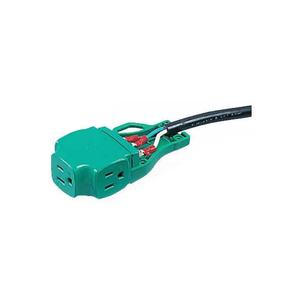 特徴延長コードやびっくりールの先端補修に最適！仕様屋内型定格：15A/125V電線種：VCT 2.0×3芯質量：0.3kg