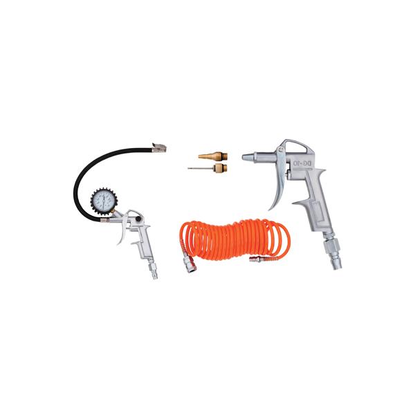 特徴このセット一つで、整備・清掃作業に大活躍！用途清掃作業、自動車のタイヤの空気圧測定・調整、各種空気入れ作業に。仕様エアプレッシャーゲージ適応流体：空気測定範囲：100〜1500kPaエアダスタ適応流体：空気最高使用圧力：0.98MPaエ...