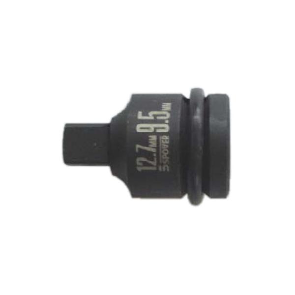 特徴レンチ差込角をサイズ変更します。インパクトレンチでお手持ちのソケットを差し込んで使える、変換アダプター仕様変更サイズ：12.7mm〜9.5mm材質：Cr-Mo